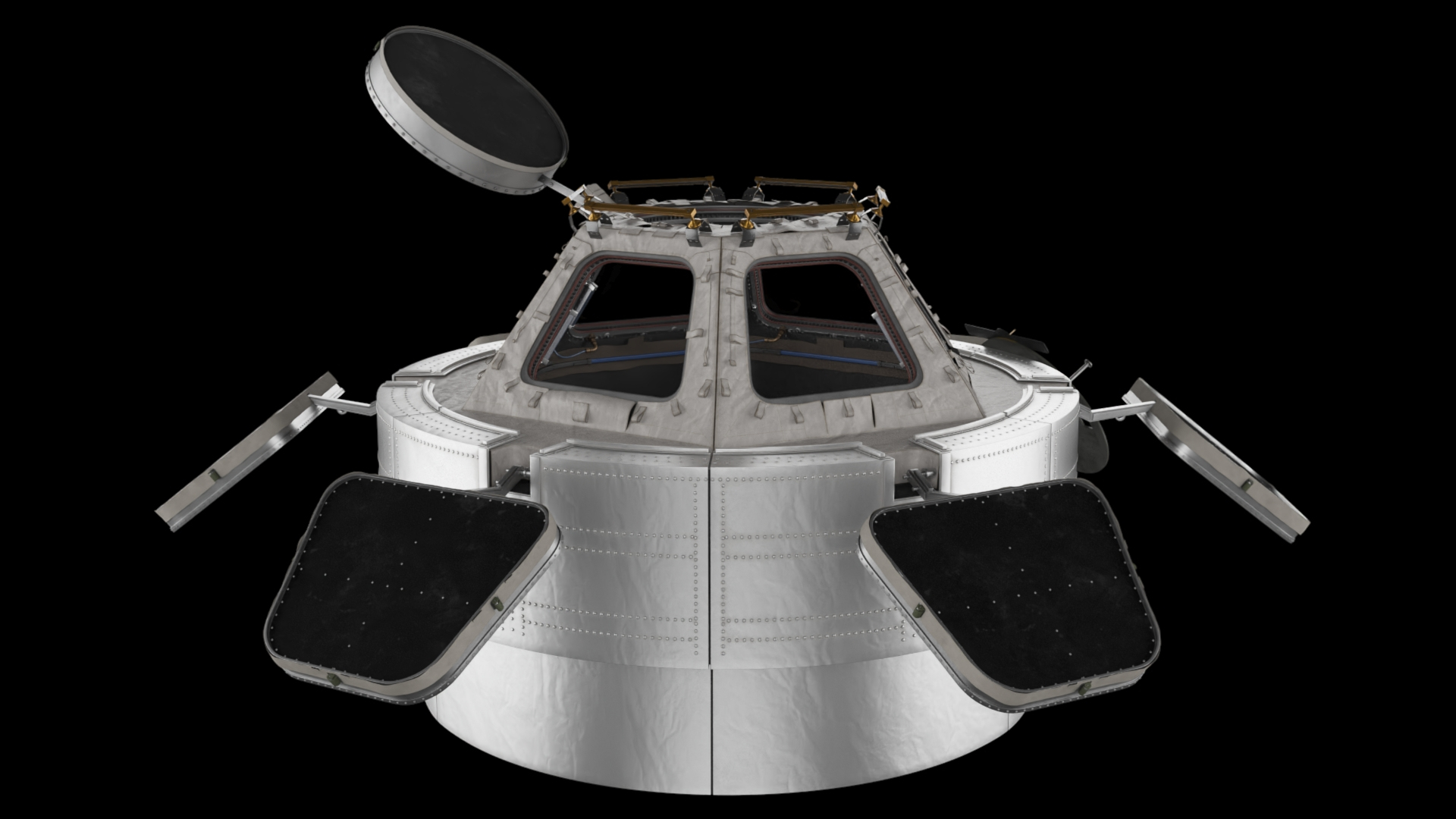 Cupola ISS Module 3D Model - TurboSquid 2294356
