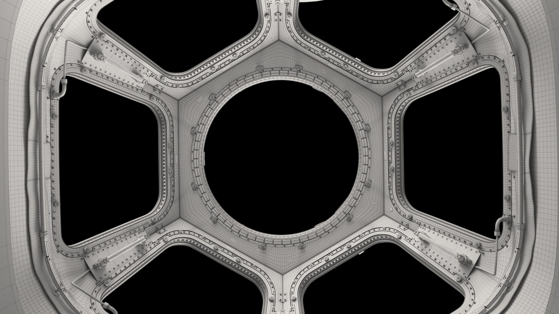 Cupola ISS Module 3D Model - TurboSquid 2294356