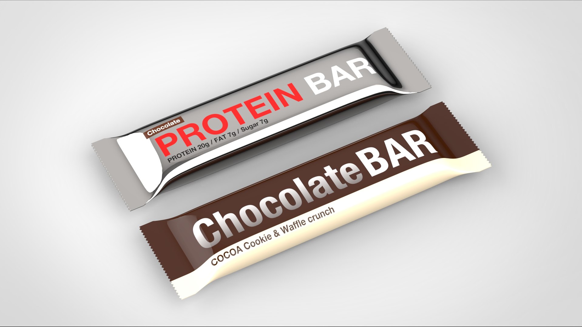 Chocolate Protein Bar 3D Model - TurboSquid 1671926