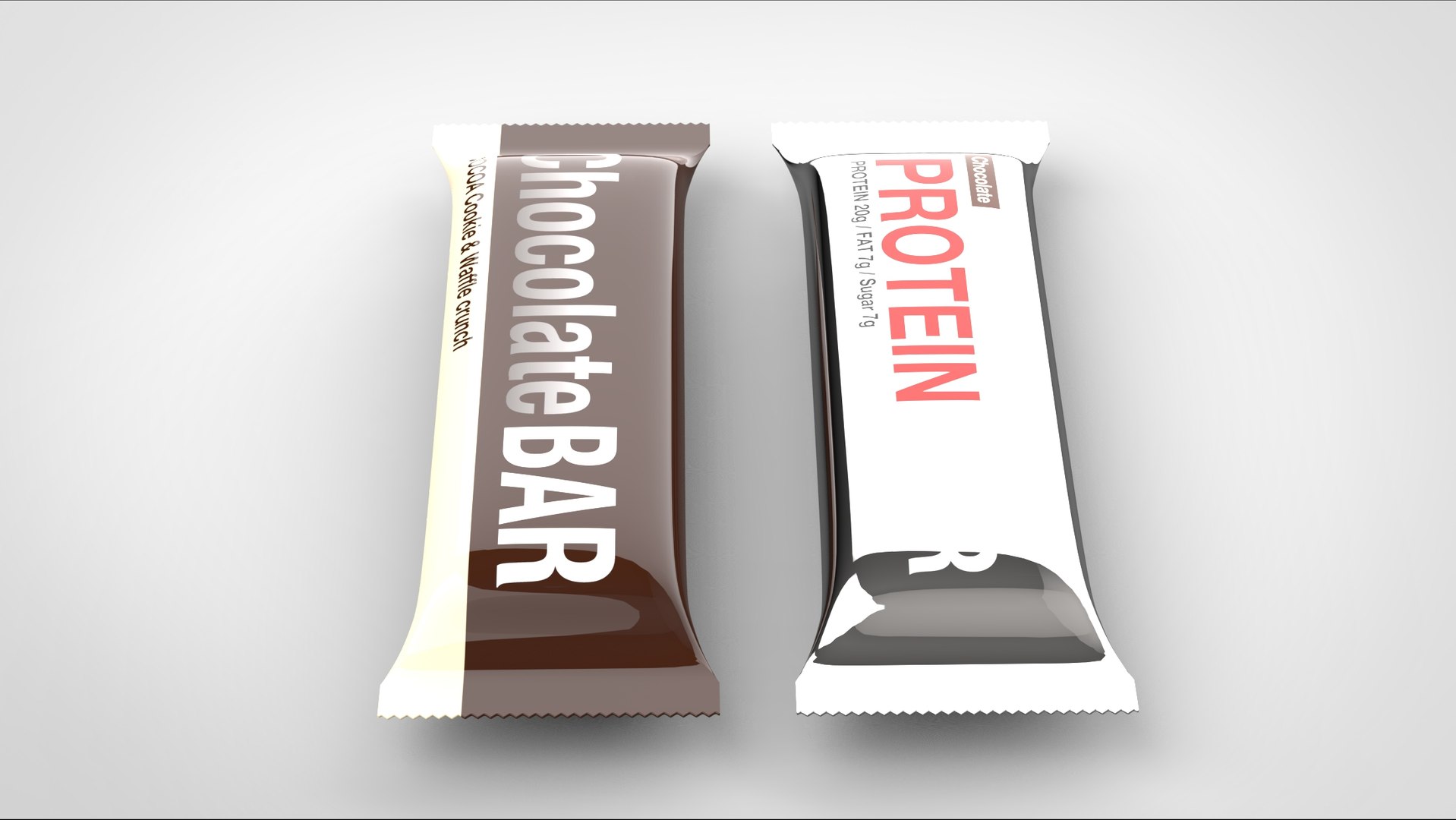 Chocolate Protein Bar 3D Model - TurboSquid 1671926