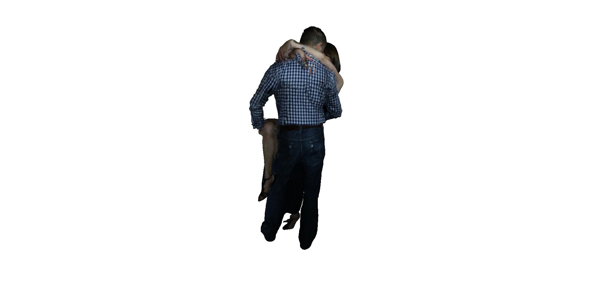 3d obj couple dancing