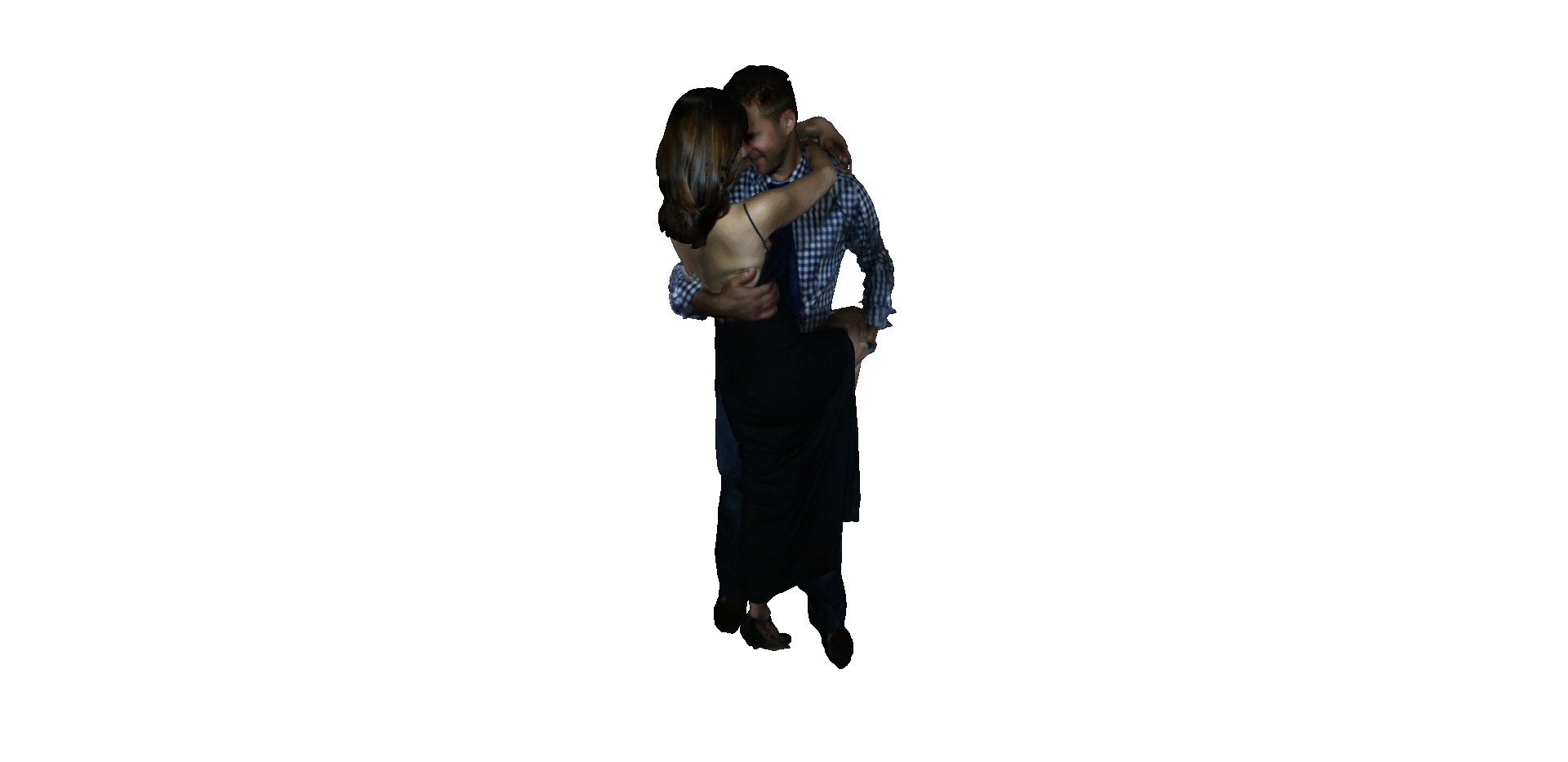 3d obj couple dancing