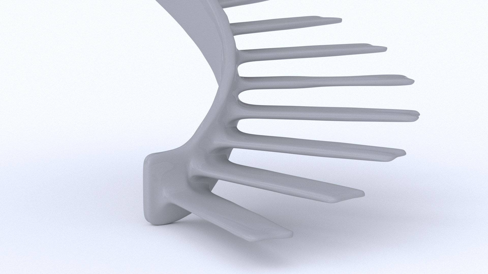 Smooth Organic Stairs 3D - TurboSquid 2374624