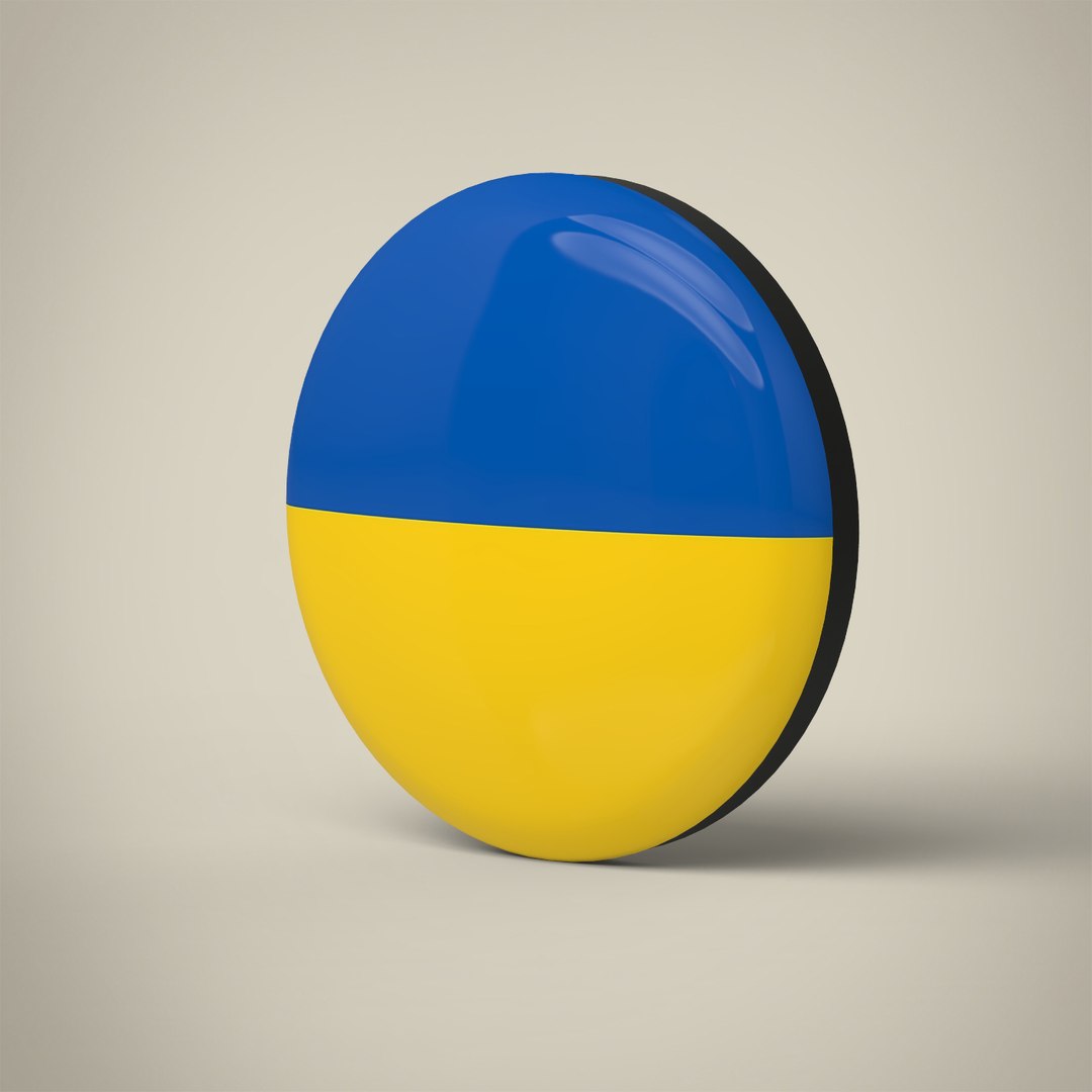 Ukraine Badge 3D Model - TurboSquid 1815690