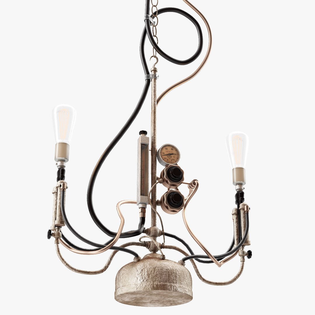 Steampunk Pendant Light Max