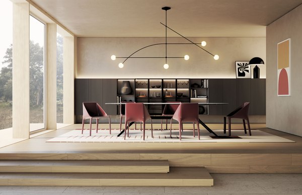 Poliform dining room model - TurboSquid 1633857