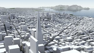 3D San Francisco Skyline Models - Browse & Download Formats - TurboSquid