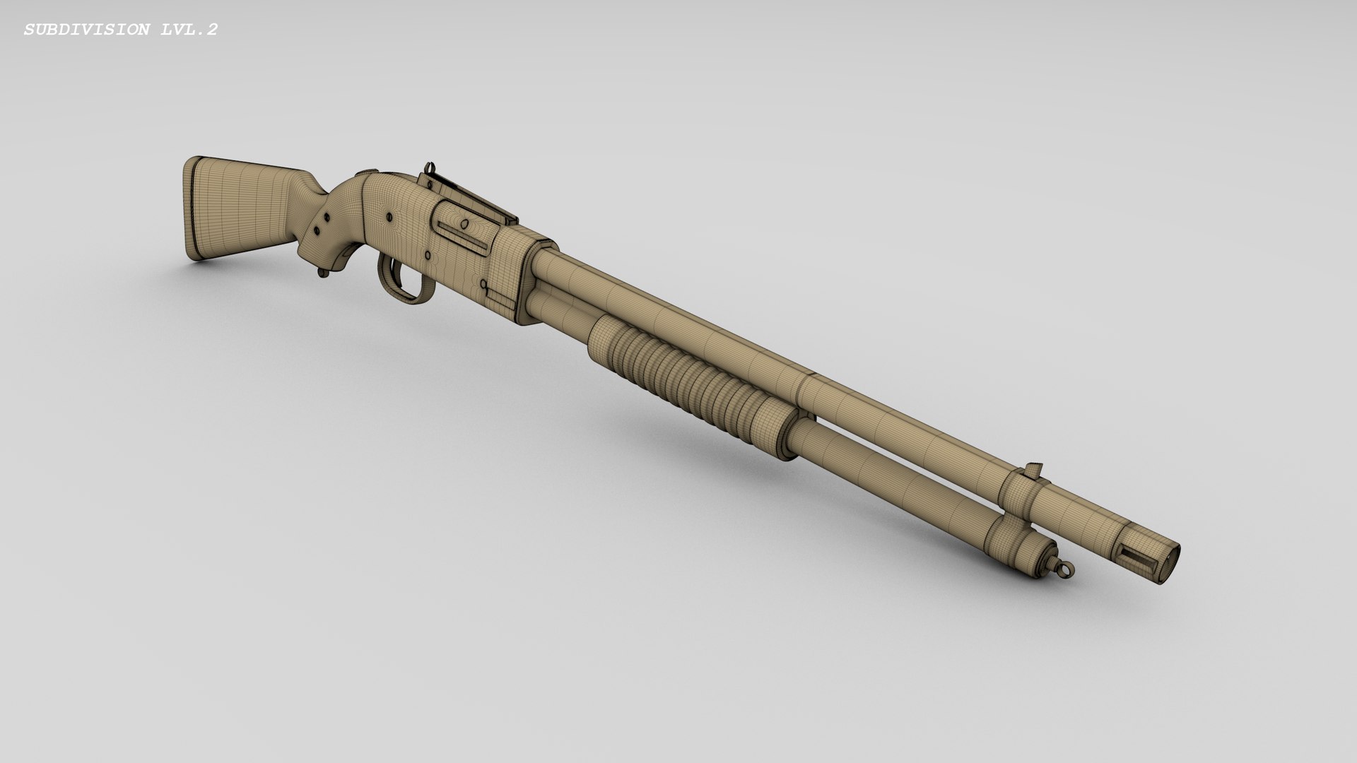 Shotgun 01 Model - TurboSquid 1819862