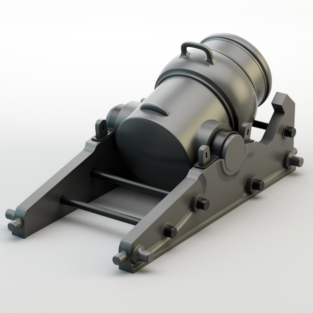 3d Model Spanish Mortar