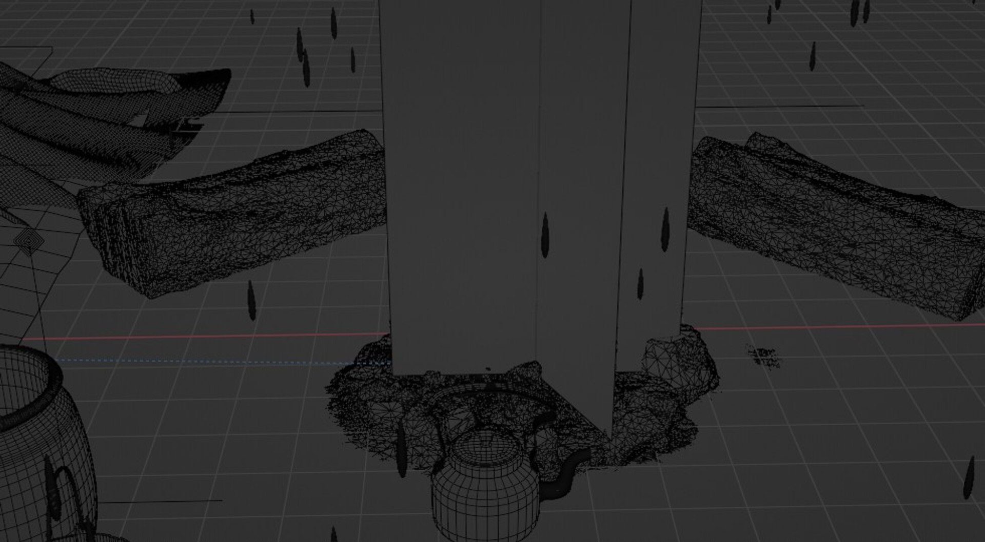 Cozy Leather Tent With Campfire Amidst Majestic Mountains Model ...