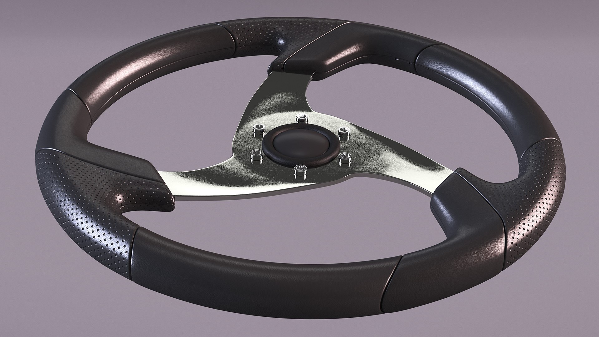 Classic Leather Race Wheel model - TurboSquid 2170109