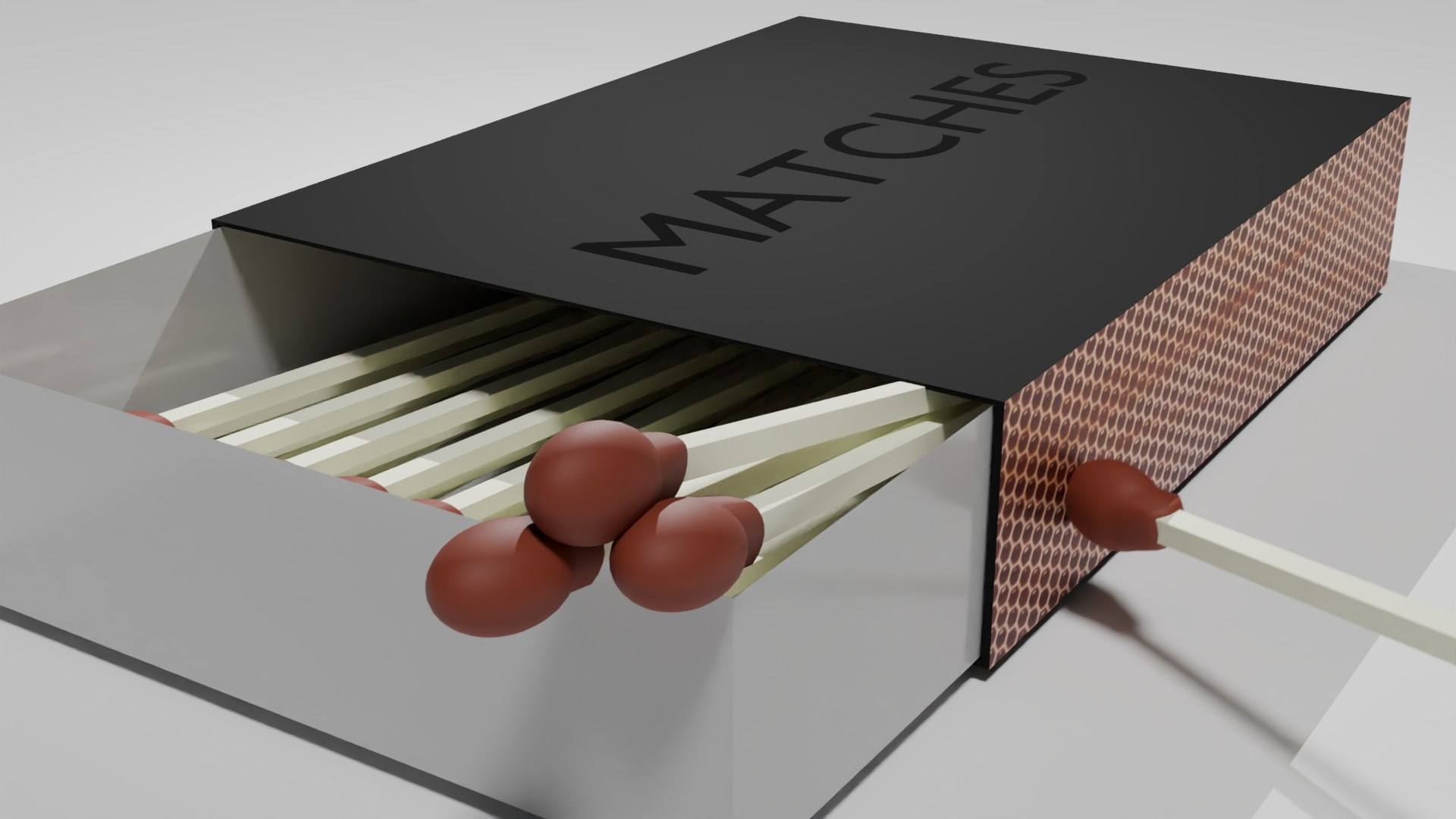 3D Matches Box Model - TurboSquid 2333060