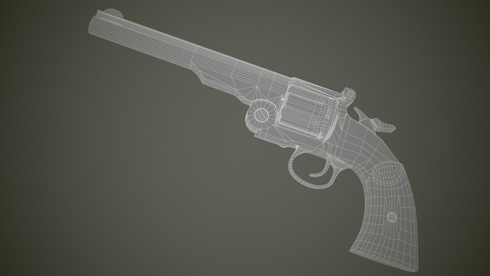 3D Schofield Revolver Model - TurboSquid 1465881