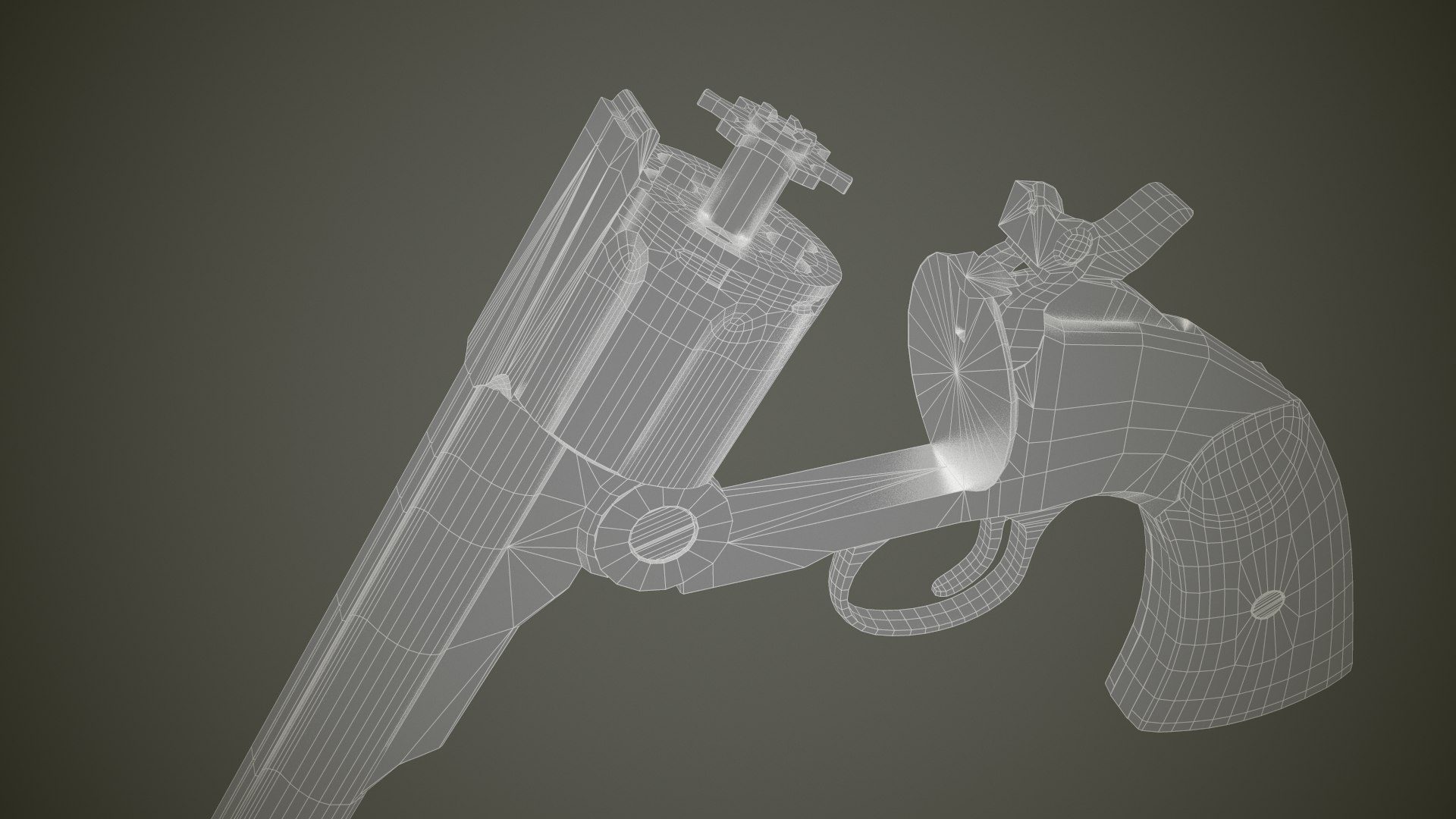 3D Schofield Revolver Model - TurboSquid 1465881