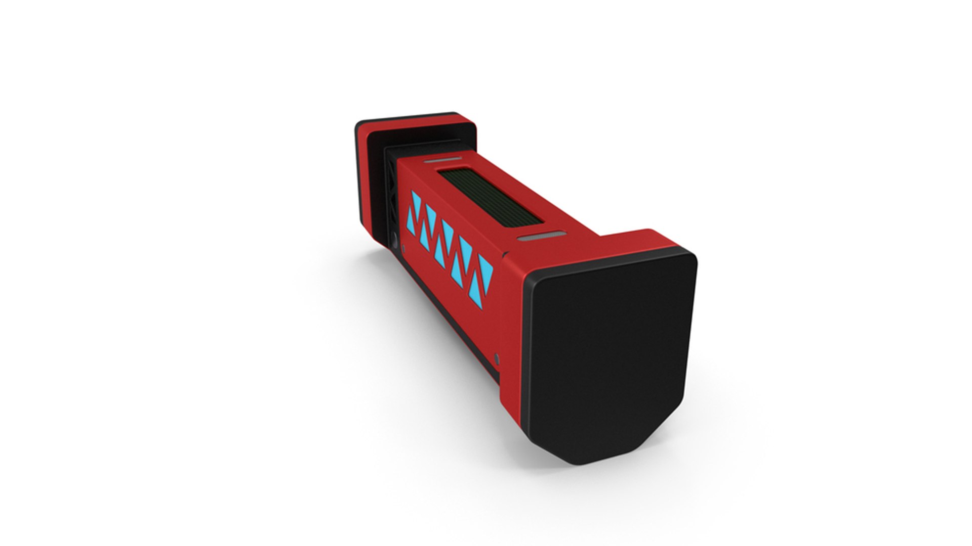 3D Model Scifi Device Red V5 PBR - TurboSquid 2301730