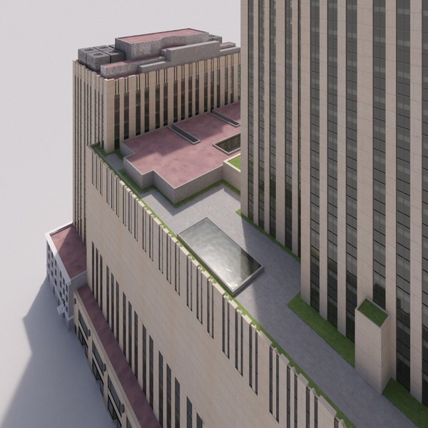 modelo 3d Modelo 3d del Rockefeller Center - TurboSquid 1606212