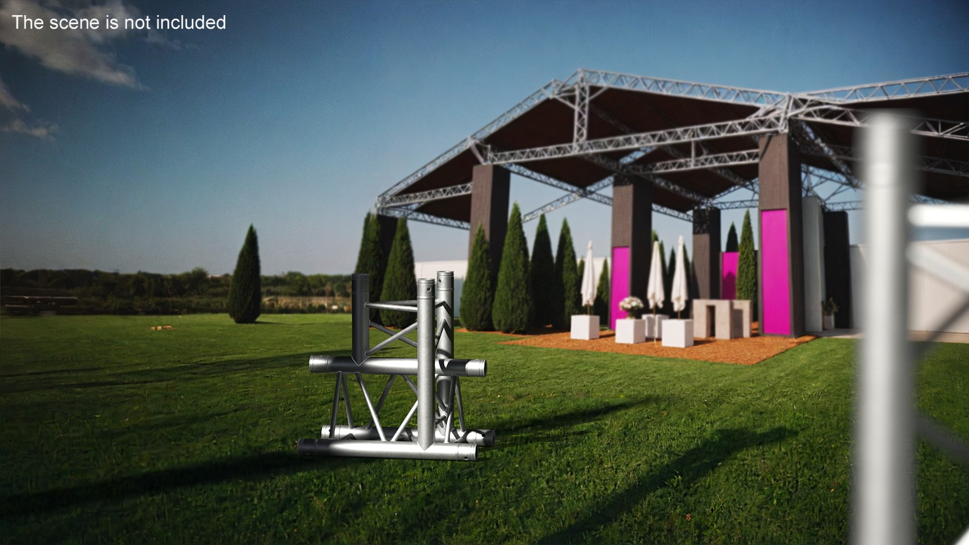 Development Triangular Truss Modular 3D Model - TurboSquid 2270334