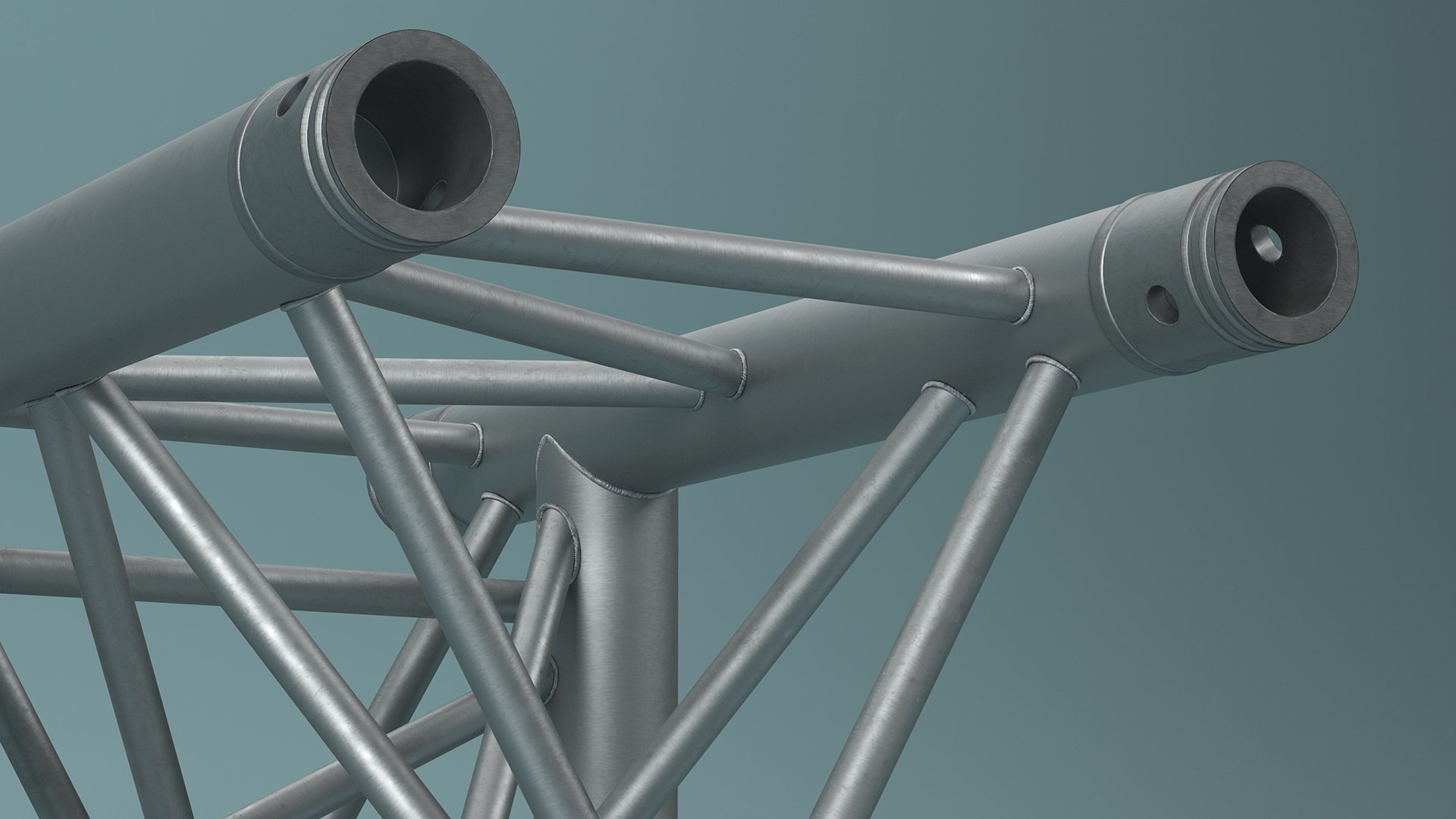 Development Triangular Truss Modular 3D Model - TurboSquid 2270334