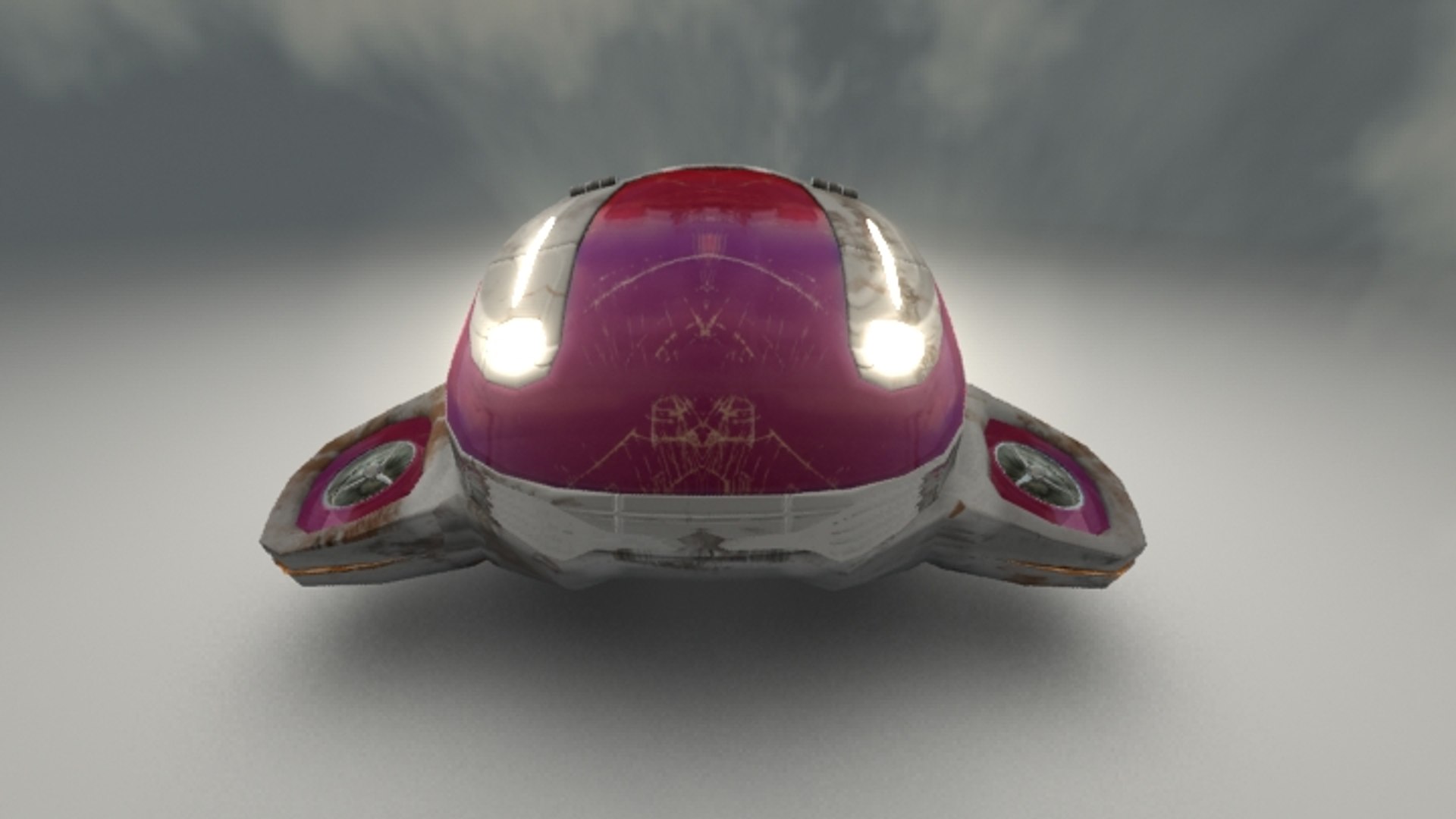 3ds Max Futuristic Personal Transport