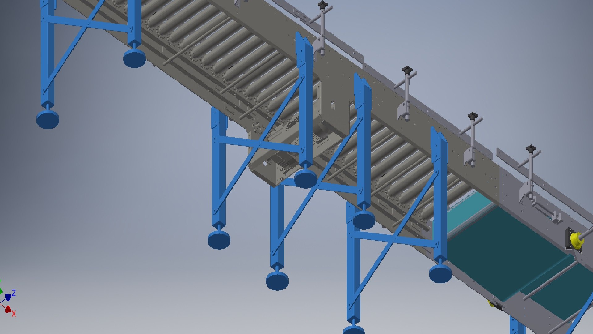 Belt Conveyor Assembly 3D - TurboSquid 2254902
