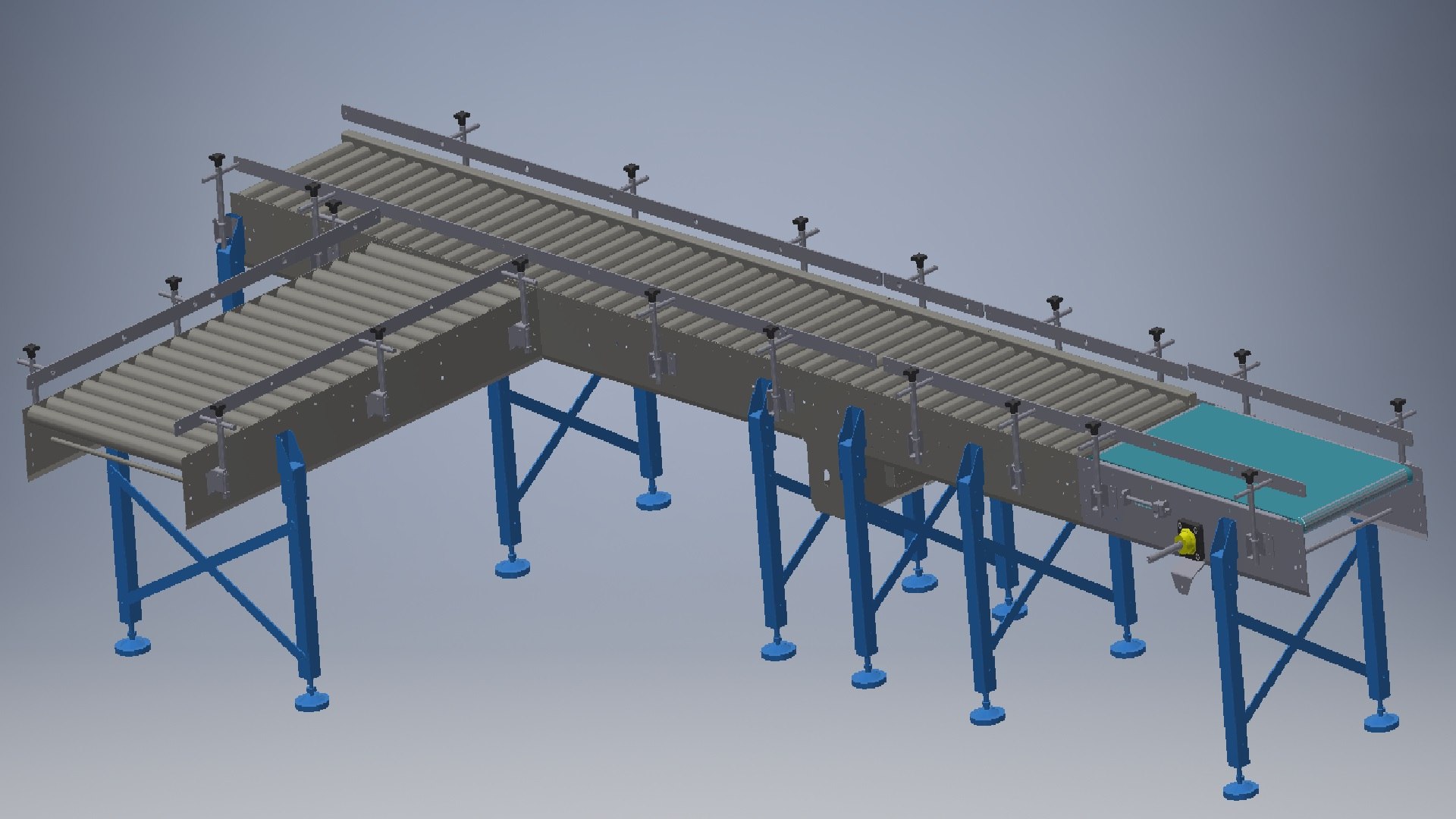 Belt Conveyor Assembly 3D - TurboSquid 2254902