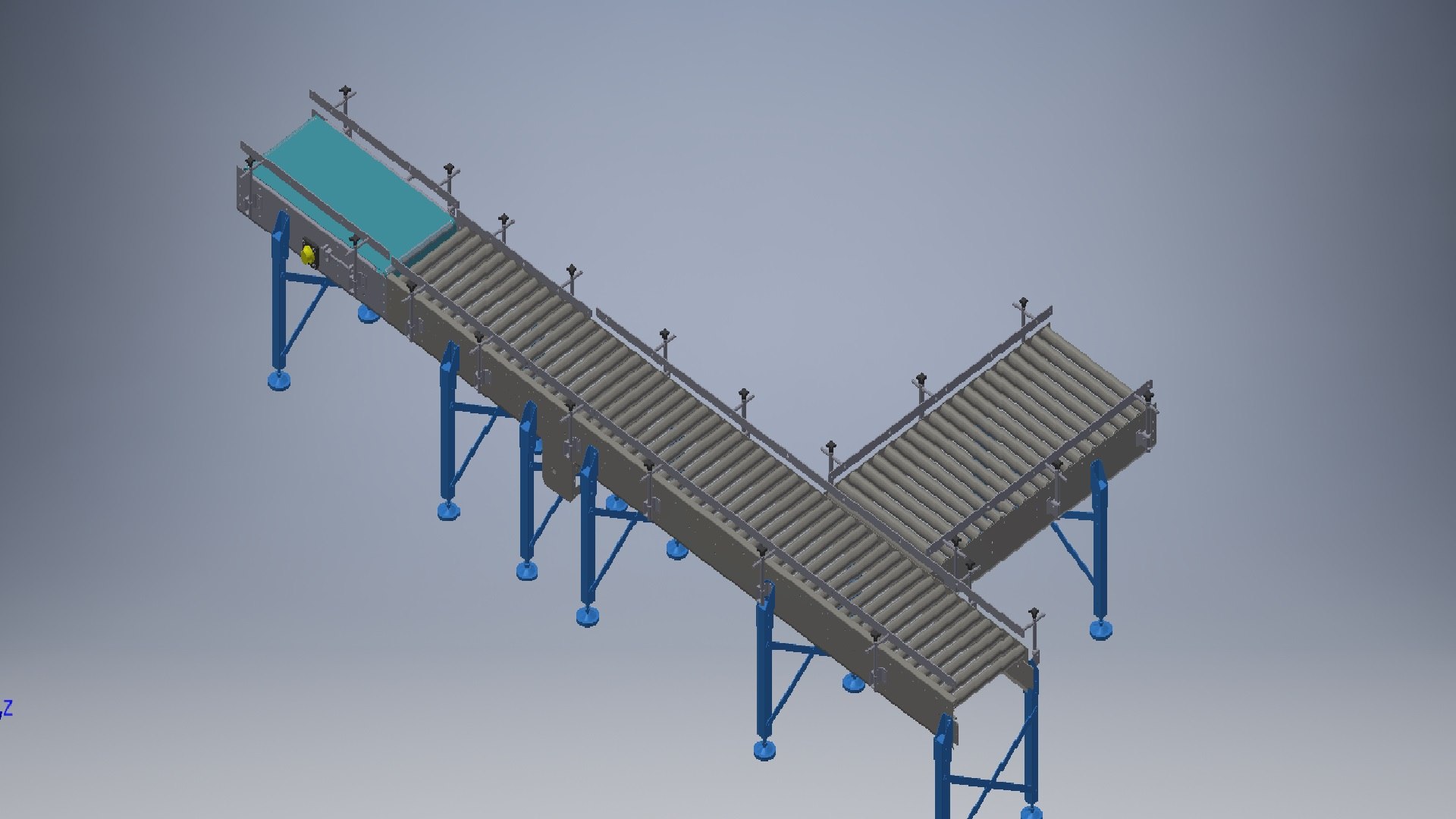 Belt Conveyor Assembly 3D - TurboSquid 2254902