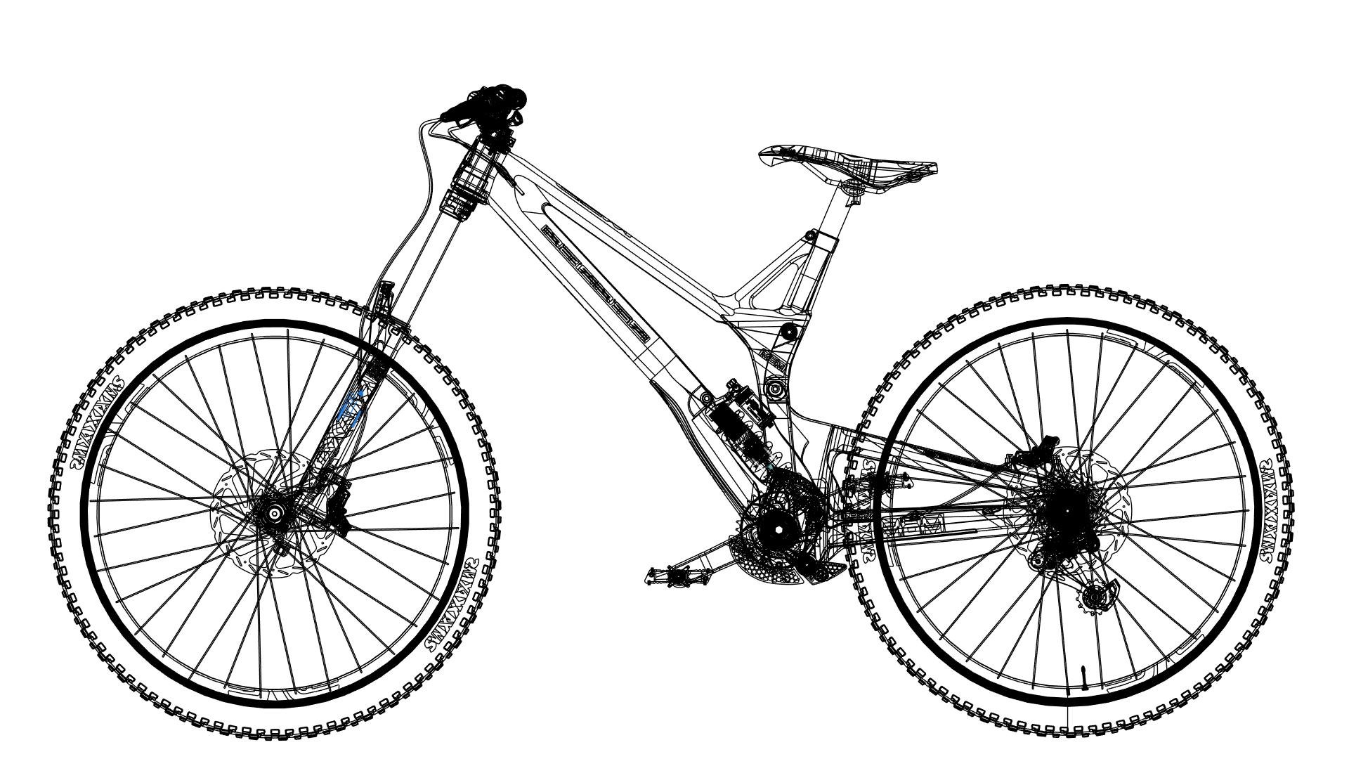 3D Intense M29 Factory Racing Edition DH Bike Model - TurboSquid 2301072