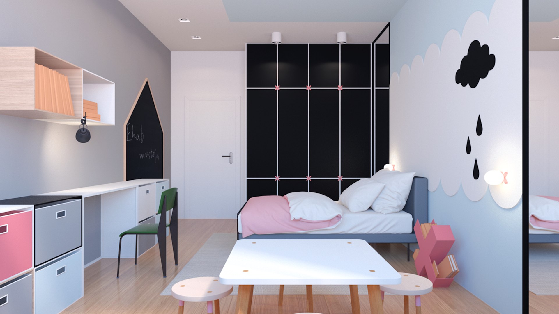 Kids Room C4d