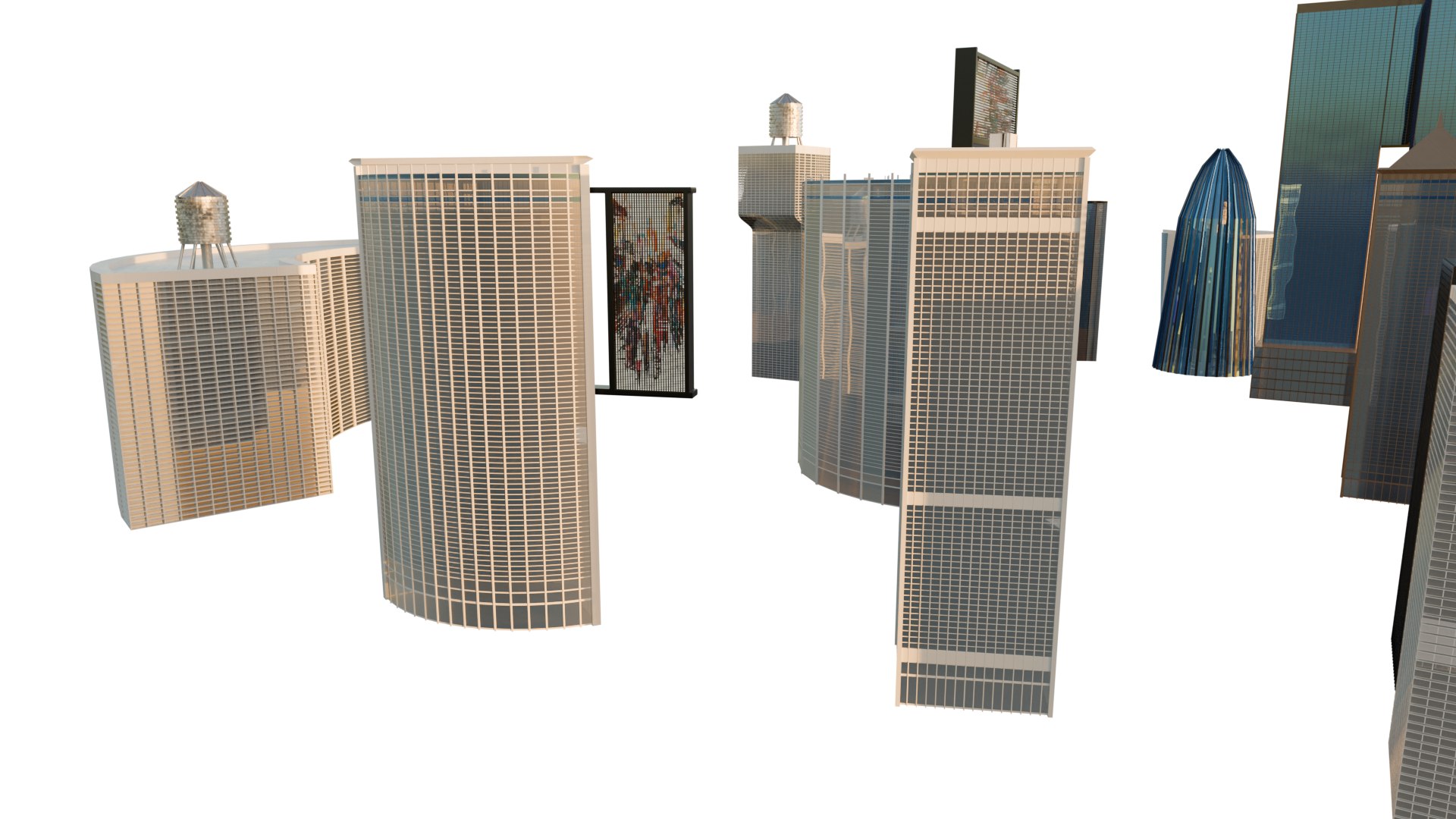 The Modern City Pack 3D Model - TurboSquid 2386687
