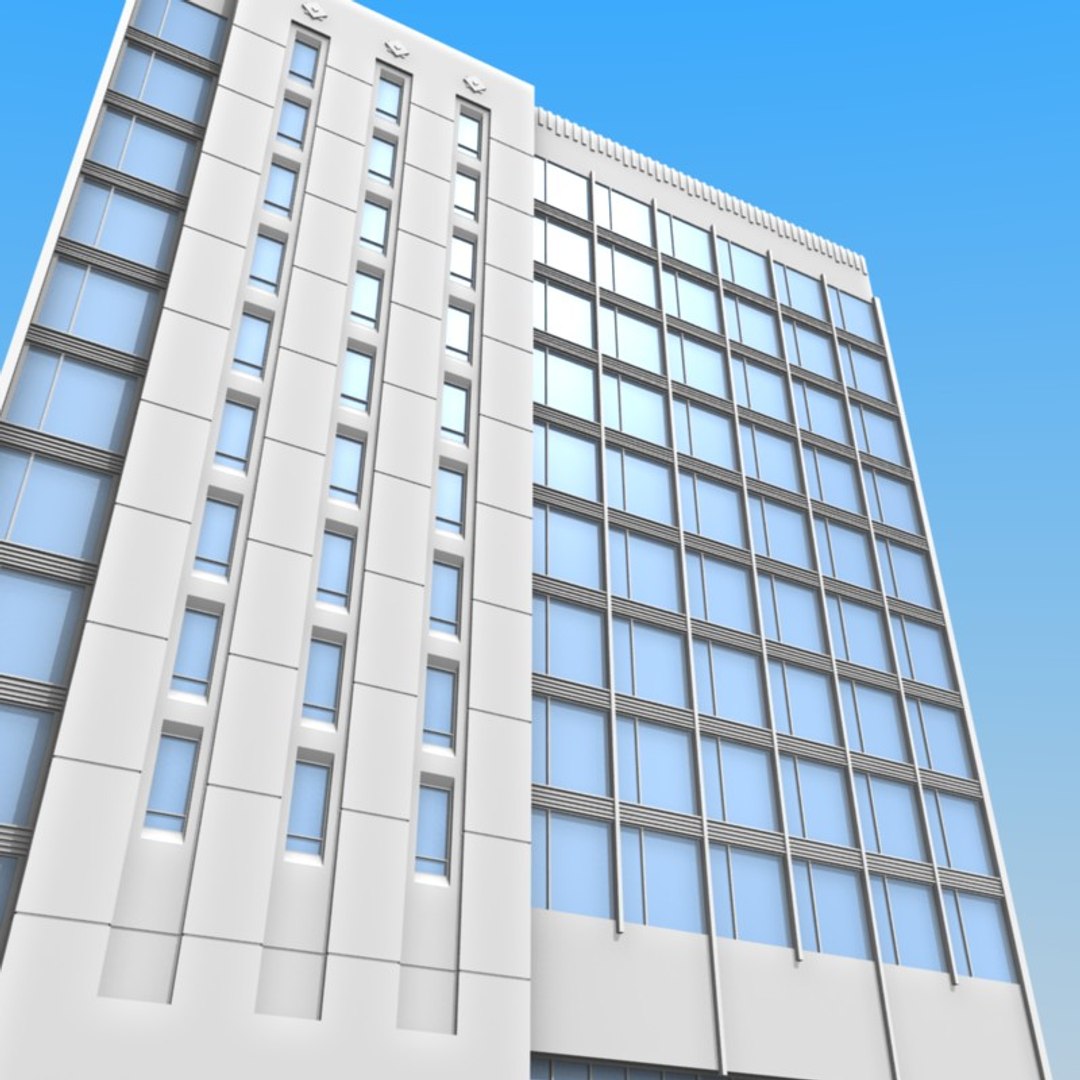 3ds Modern Office Block