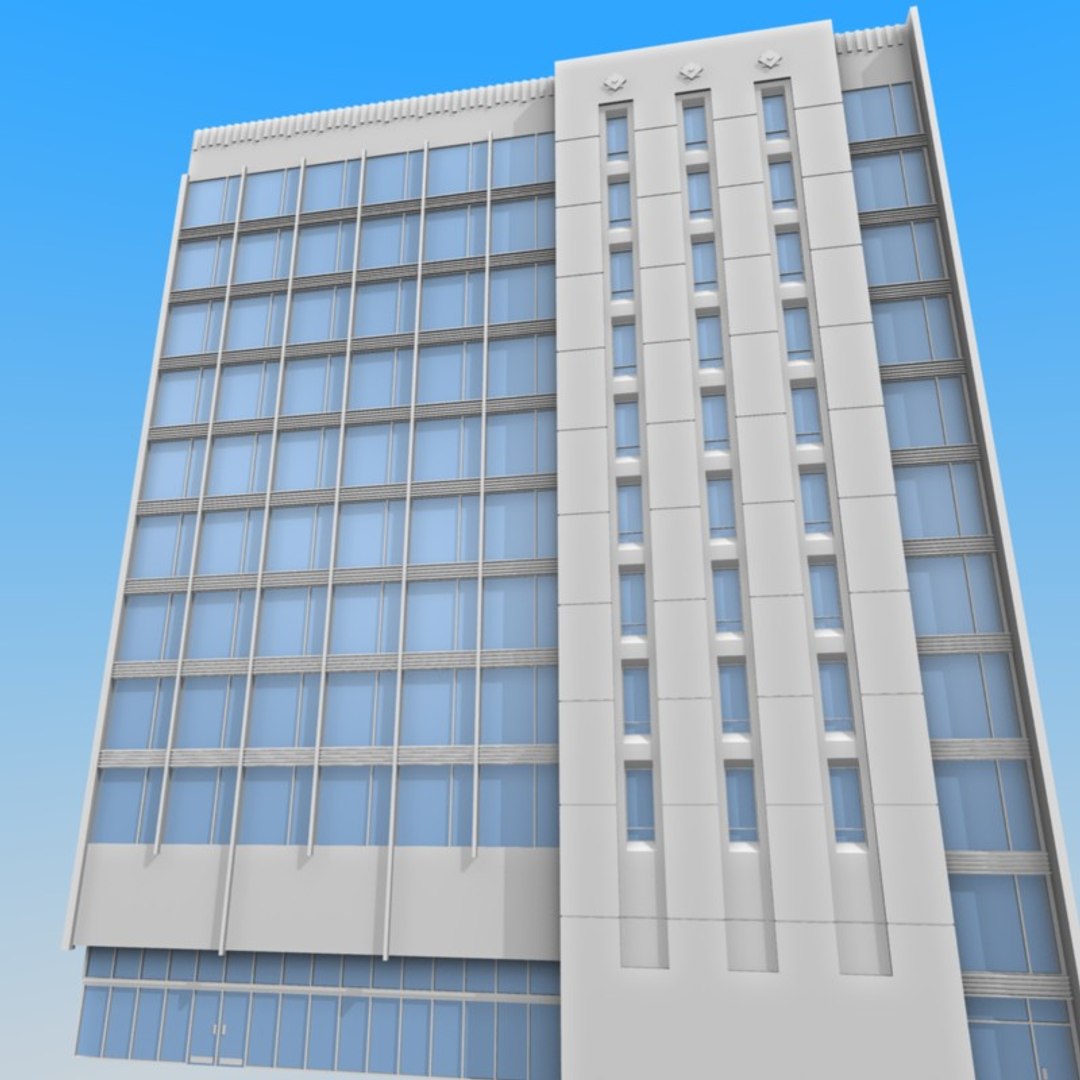 3ds Modern Office Block