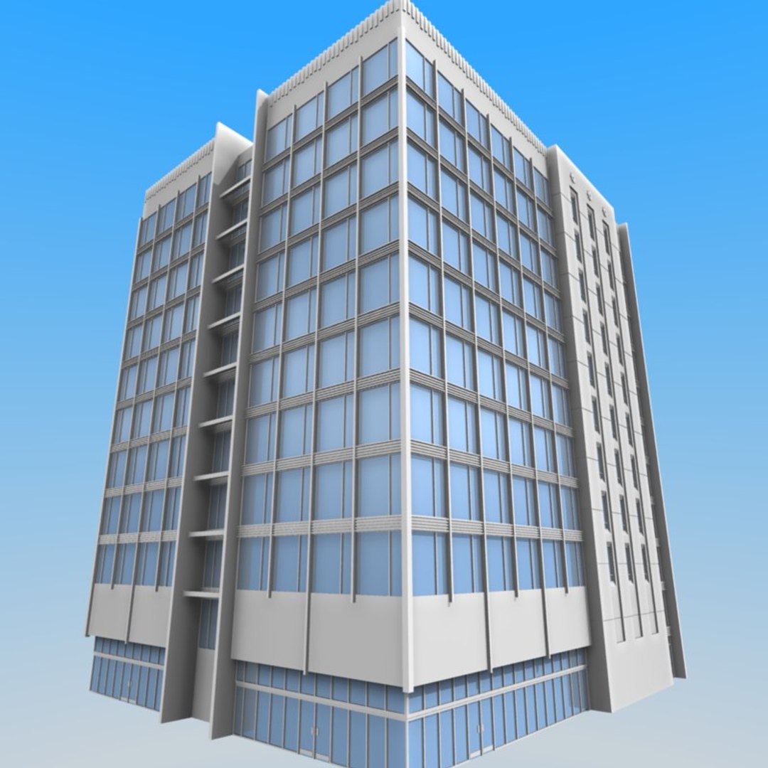 3ds Modern Office Block