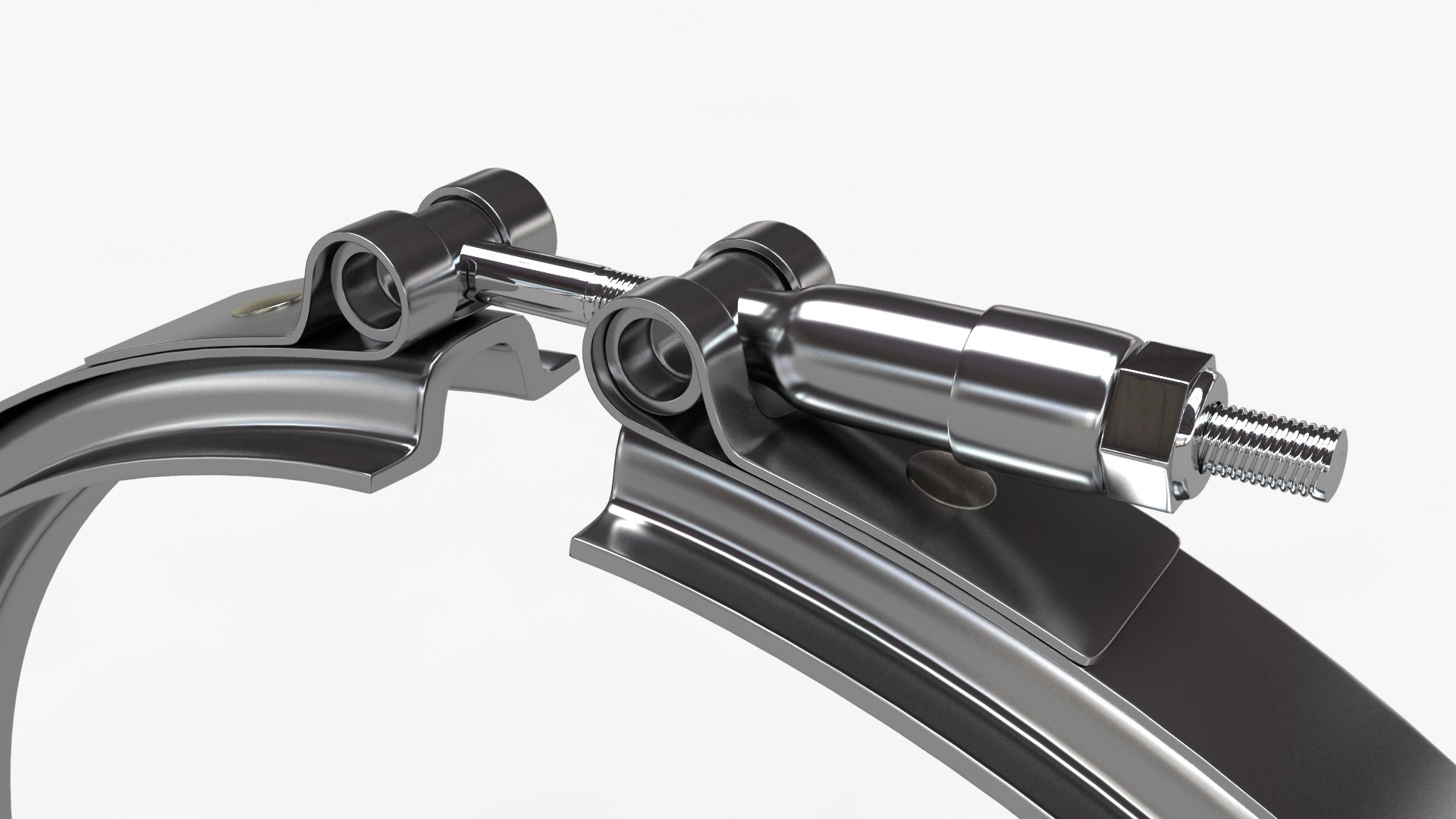 Clamps V-band 3D - TurboSquid 1309235