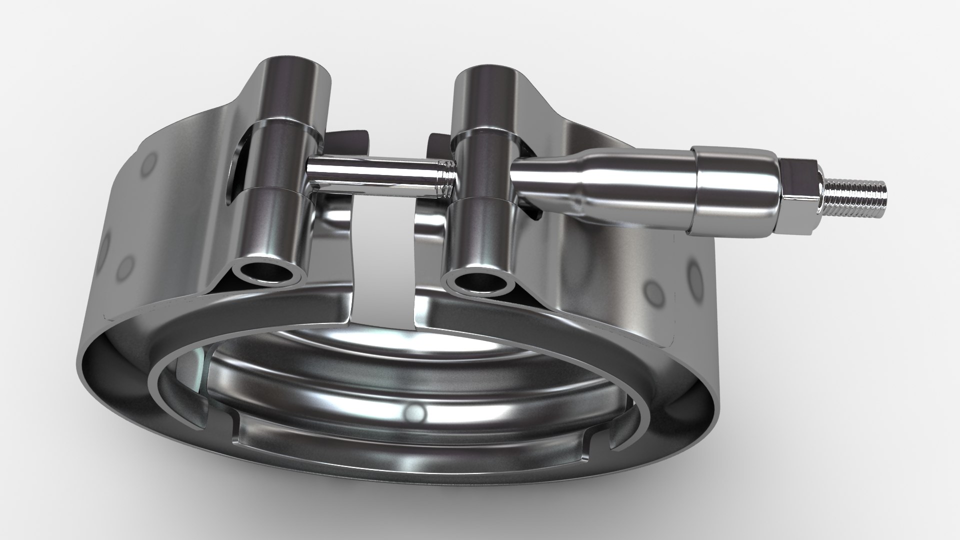 Clamps V-band 3D - TurboSquid 1309235