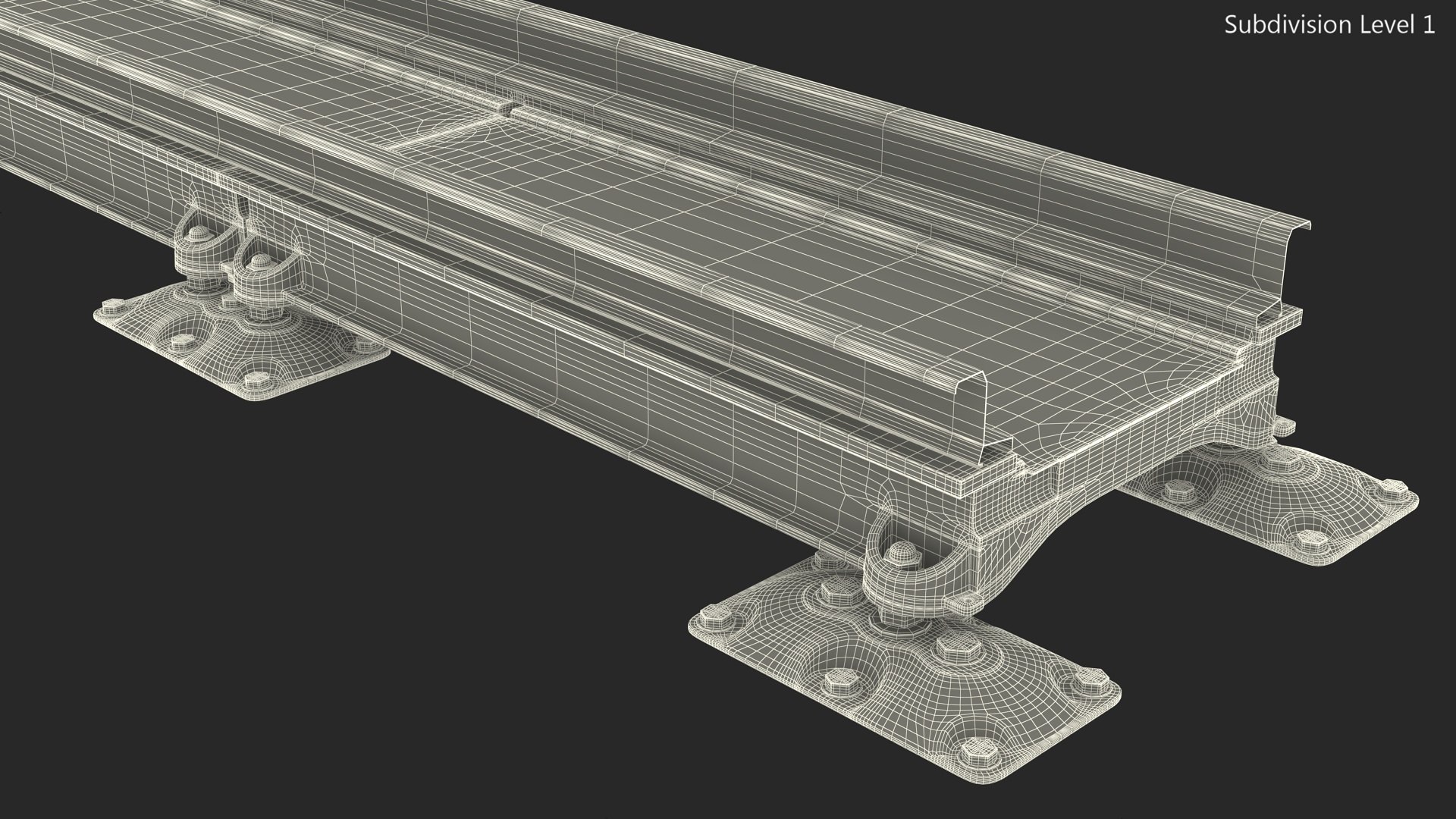 Industrial Narrow Railway Rails 3D - TurboSquid 2296421