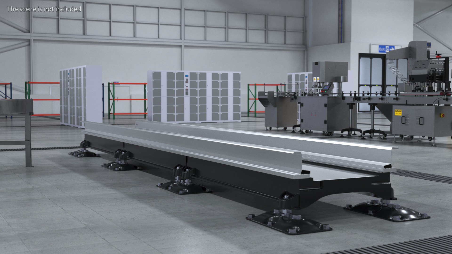 Industrial Narrow Railway Rails 3D - TurboSquid 2296421