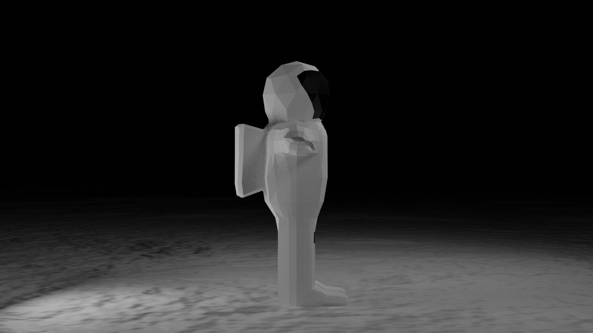 3D low-poly astronaut character - TurboSquid 1441552