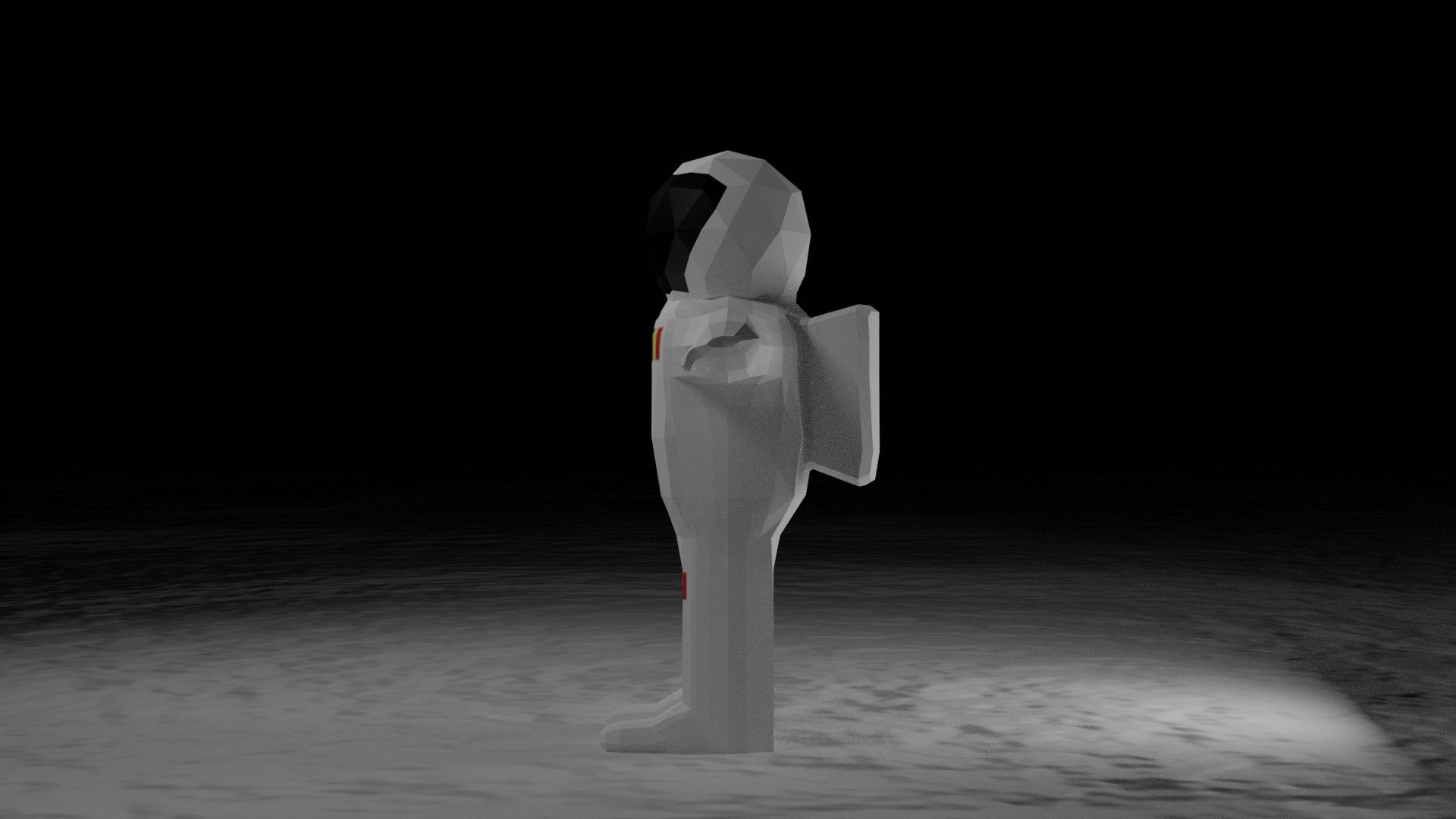 3D low-poly astronaut character - TurboSquid 1441552