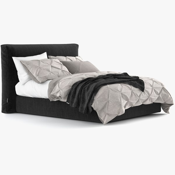 bed photorealistic realistic 3d max