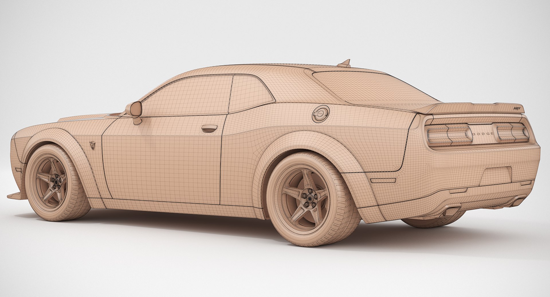 Dodge Challenger Srt Demon Model - TurboSquid 1288148