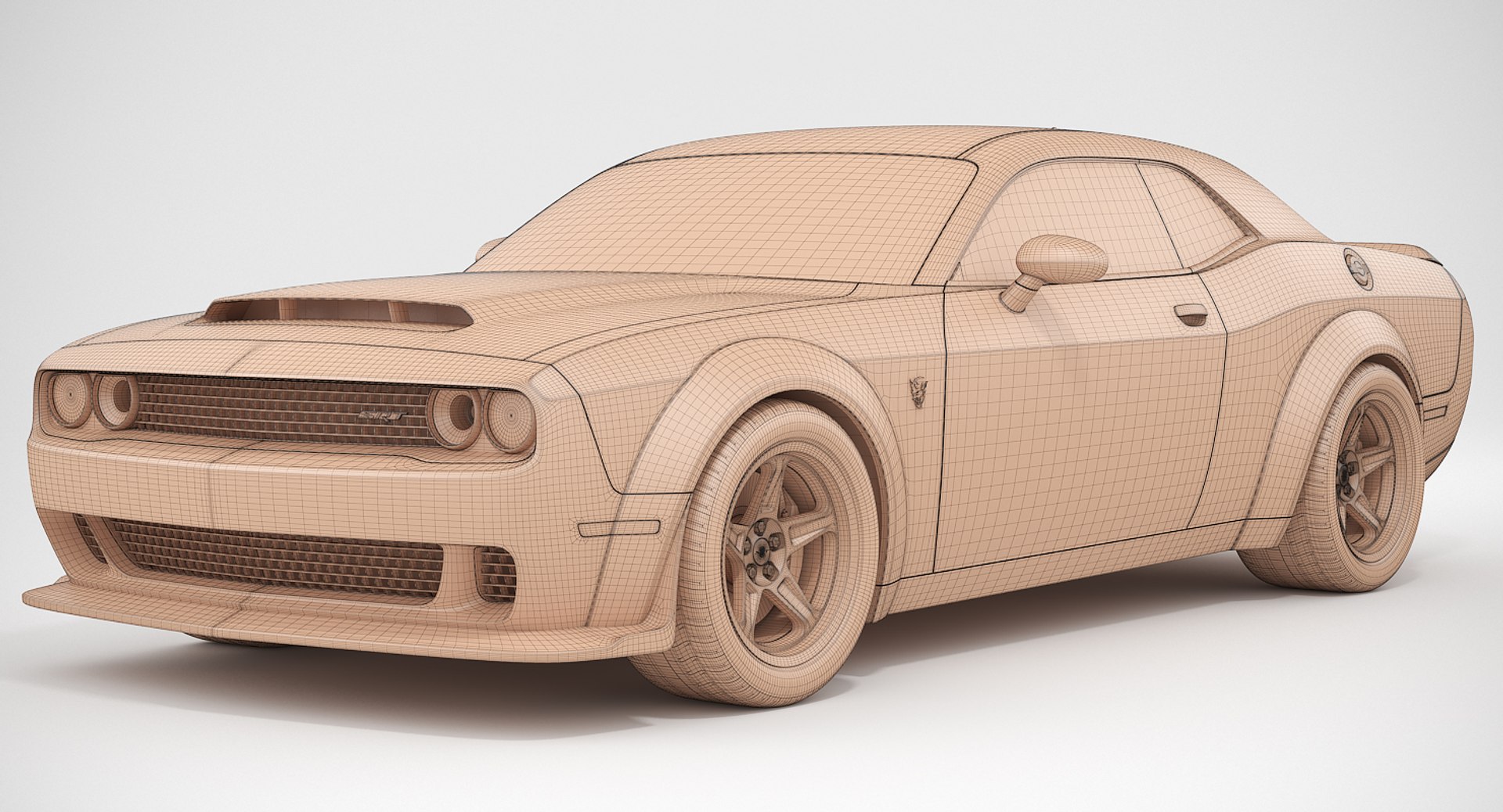 Dodge Challenger Srt Demon Model - TurboSquid 1288148