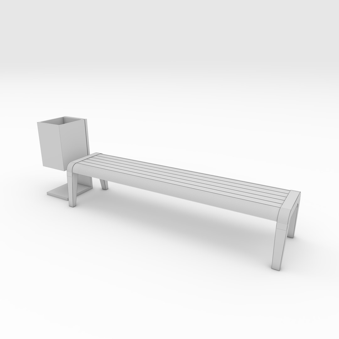 3D Bench Park 41 Model - TurboSquid 2121530