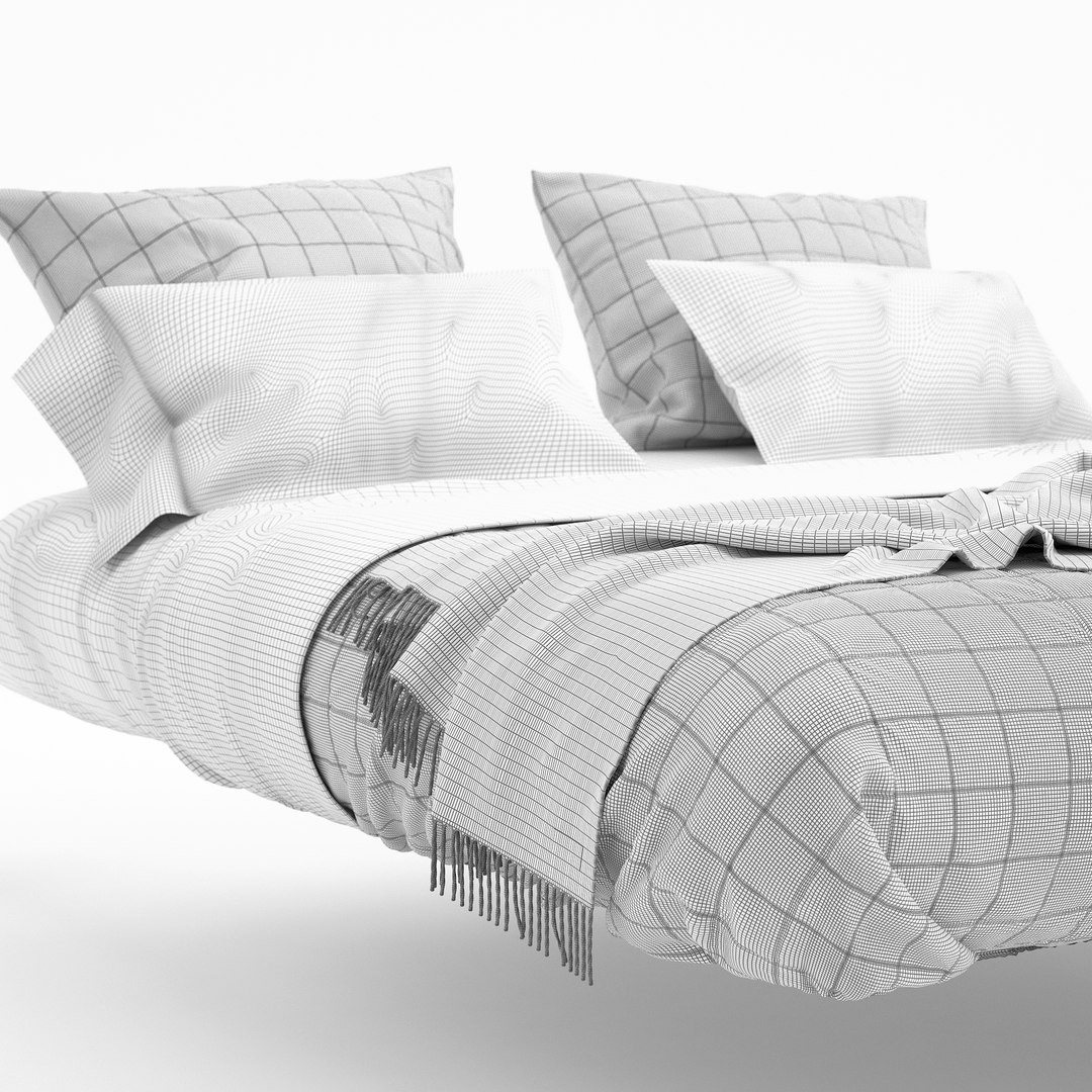 Bed Photorealistic Realistic Model - TurboSquid 1226118