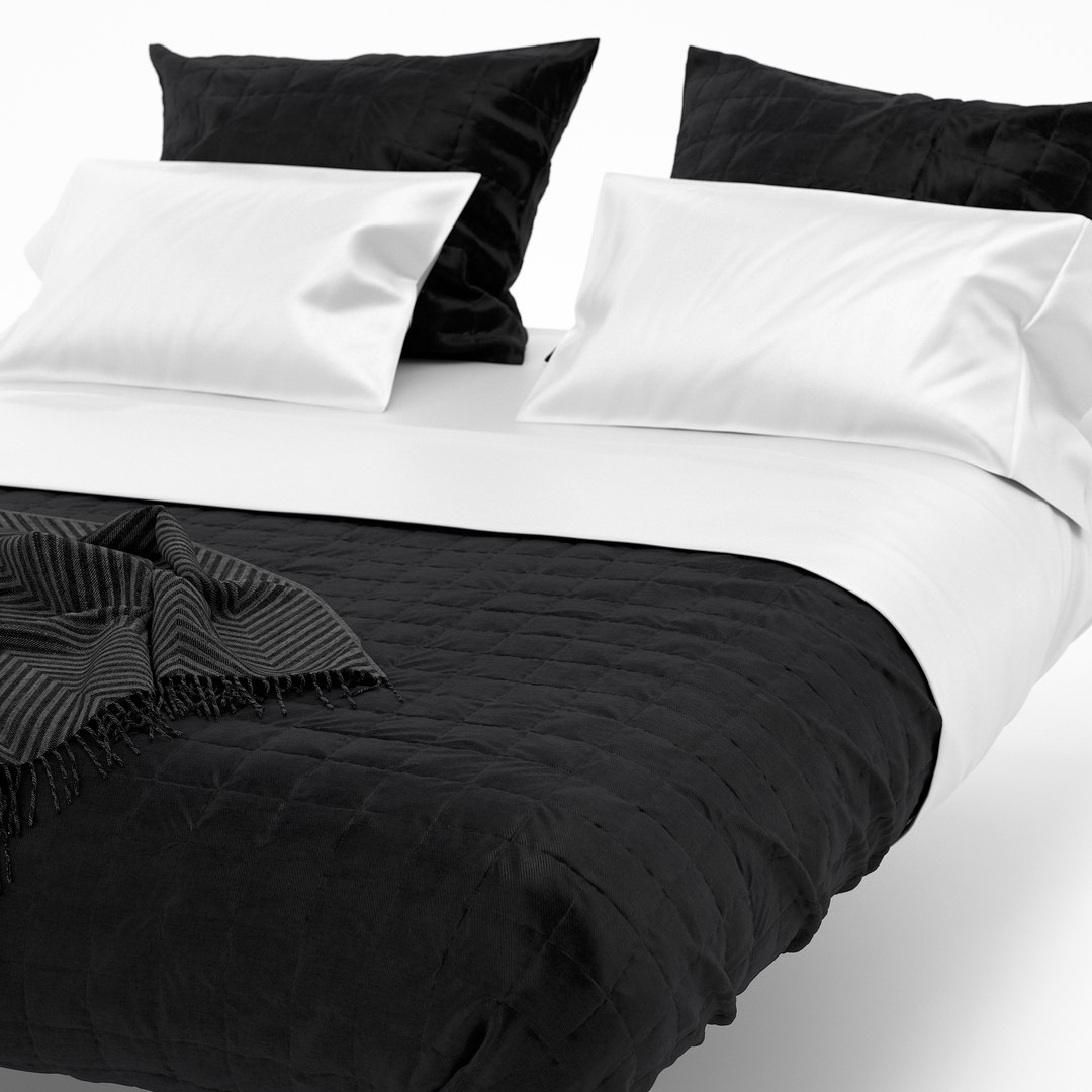 Bed Photorealistic Realistic Model - TurboSquid 1226118