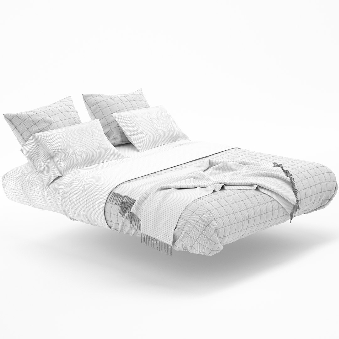Bed Photorealistic Realistic Model - TurboSquid 1226118