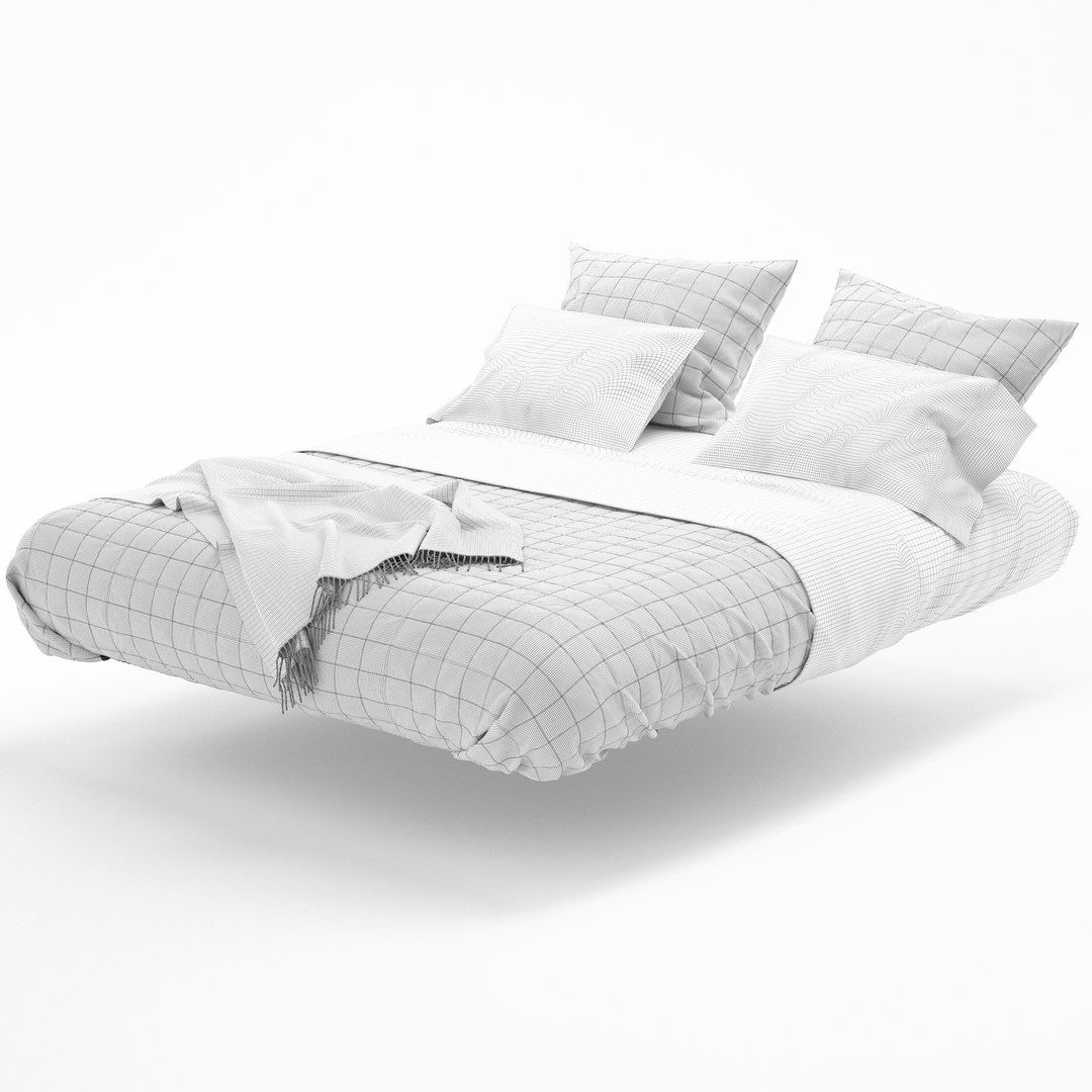 Bed Photorealistic Realistic Model - TurboSquid 1226118
