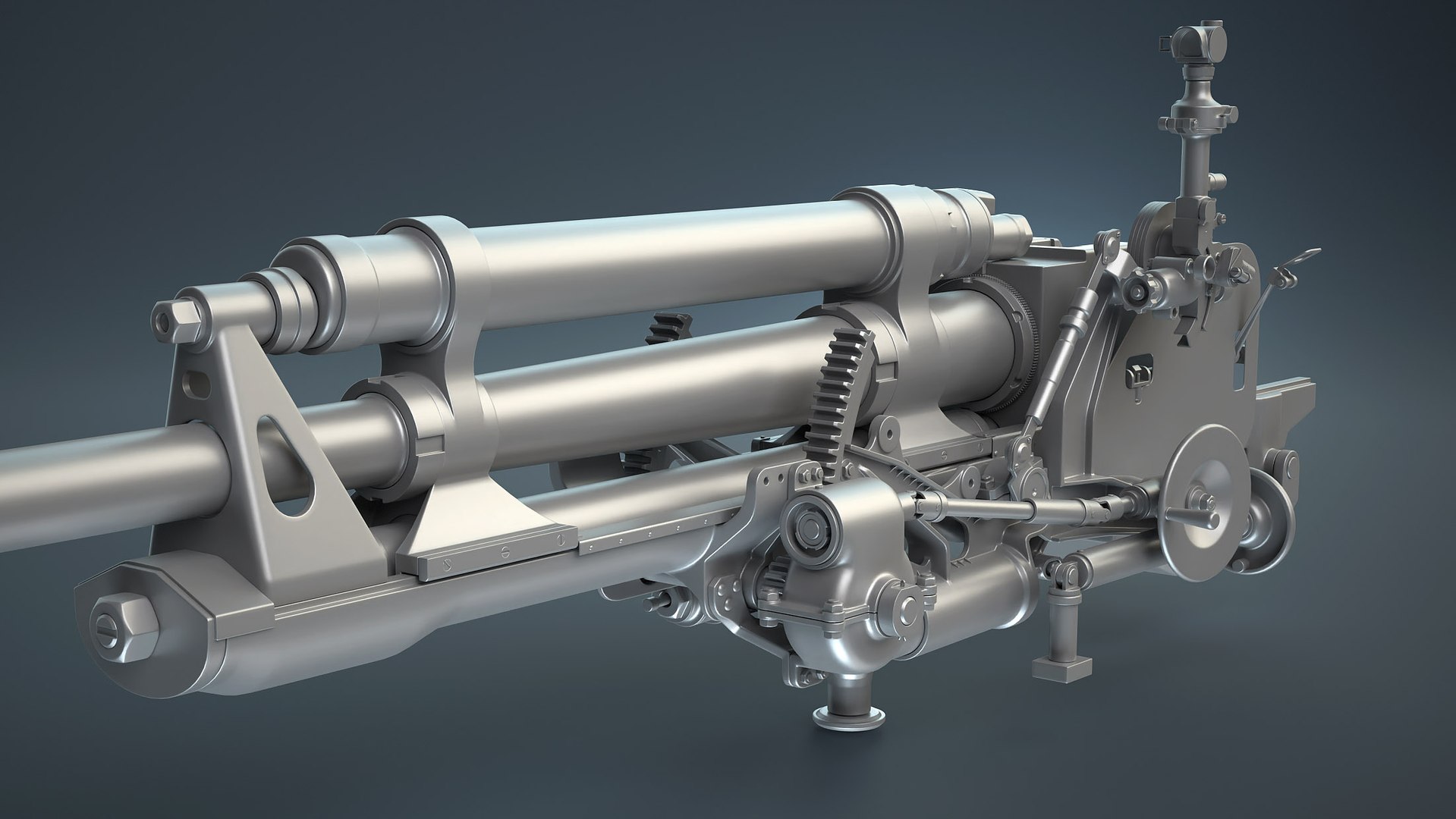 3D Model ZiS-3 Gun For SU-76 High-Poly - TurboSquid 1983927