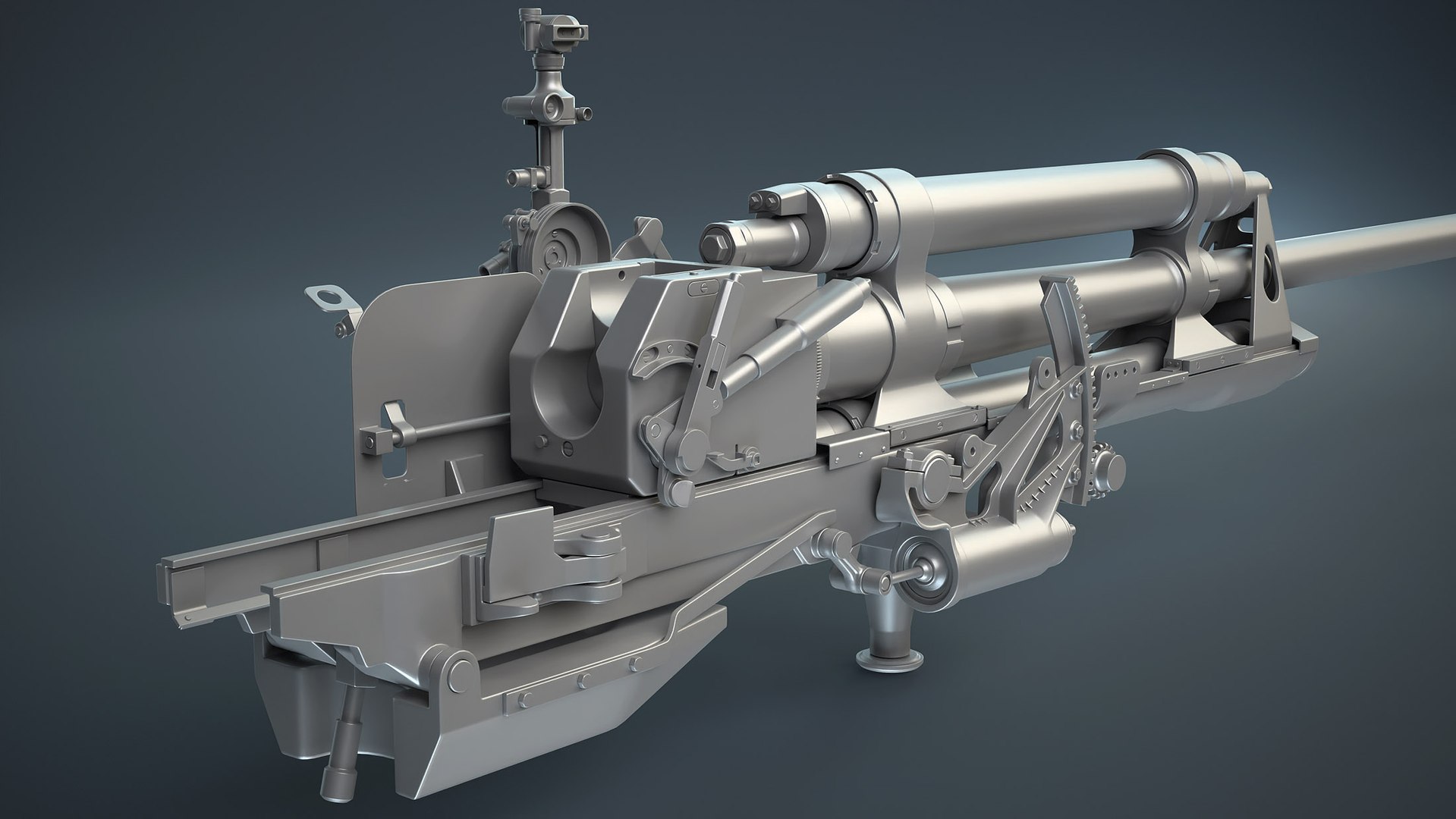 3D Model ZiS-3 Gun For SU-76 High-Poly - TurboSquid 1983927