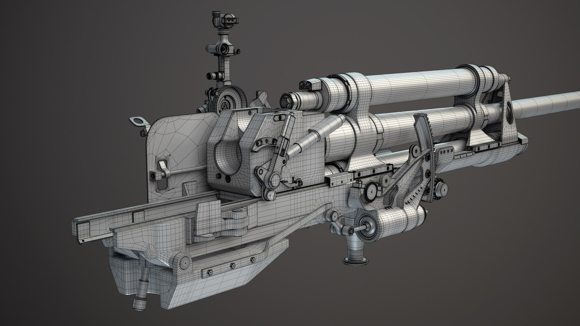 3D Model ZiS-3 Gun For SU-76 High-Poly - TurboSquid 1983927