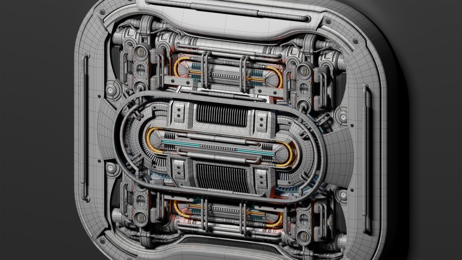 Sci-Fi Kitbash Mega Elements - Spaceship Interior Panels 3D Model - TurboSquid 1982911